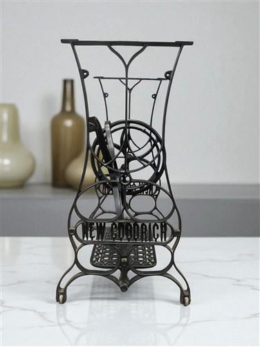 Treadle Sewing Machine, Cast Iron Base, Industrial Age New Goodrich St ...